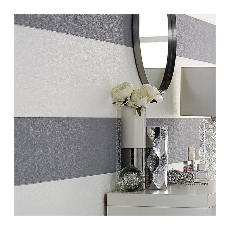 Glitz Grey Wallpaper, Cream Wallpaper, Julien Macdonald Wallpaper