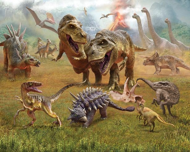Dinosaur Land Background