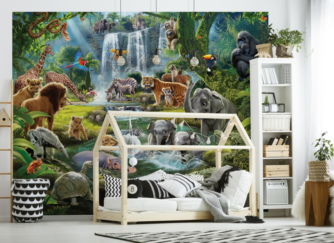 Jungle Childrens Wall Mural